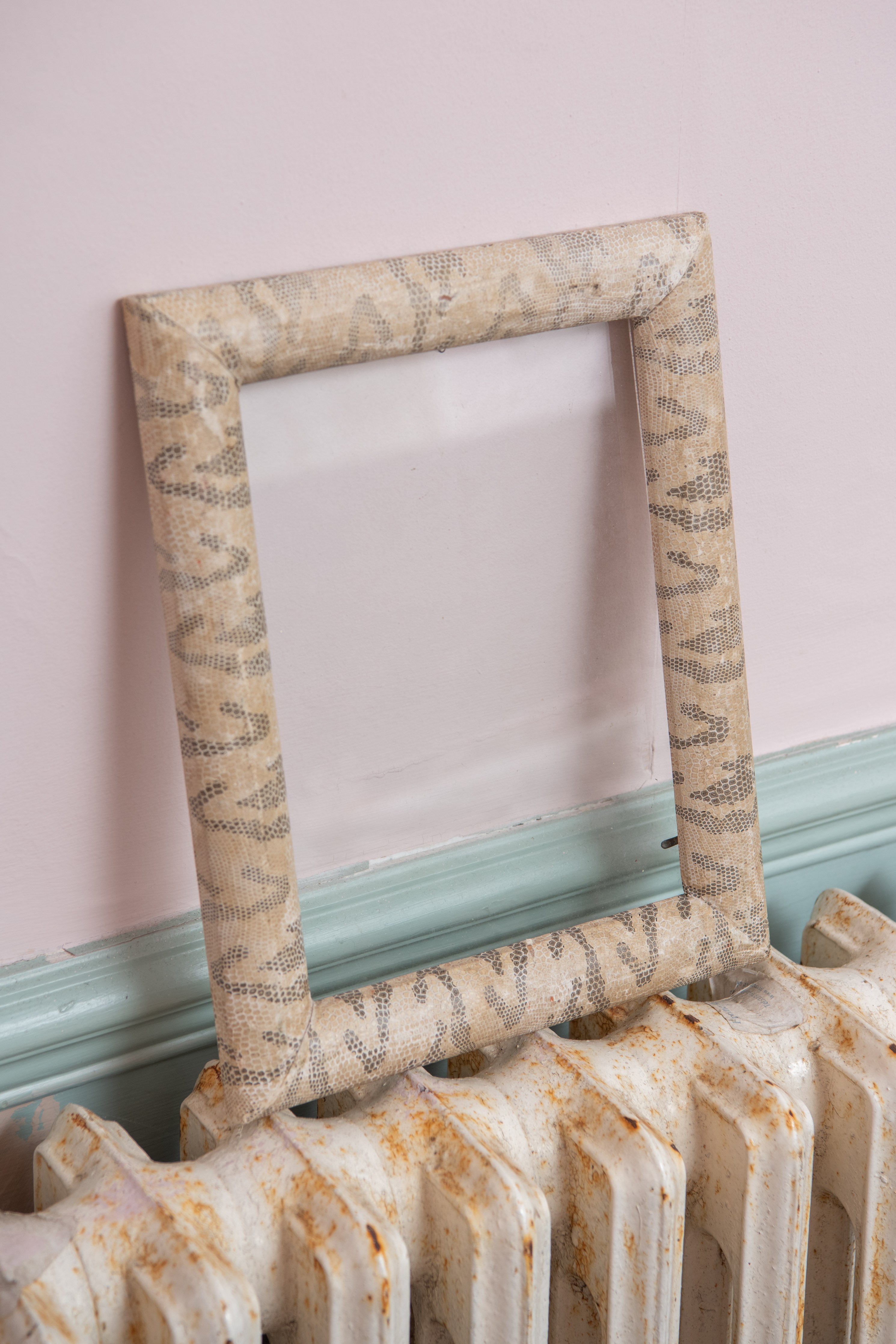 Vintage snake skin picture frame – pearllowe