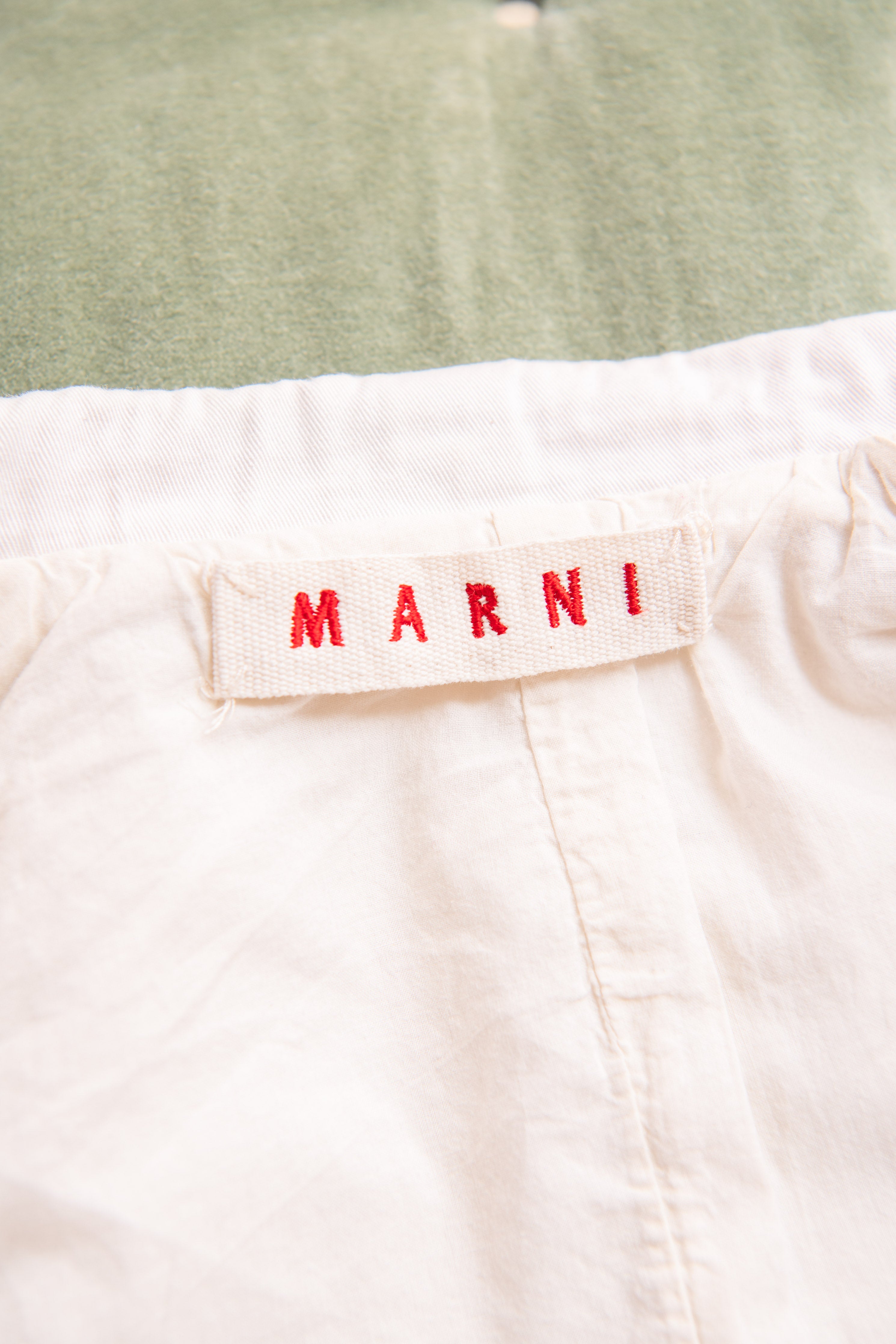 Vintage white cotton Marni suit jacket – pearllowe